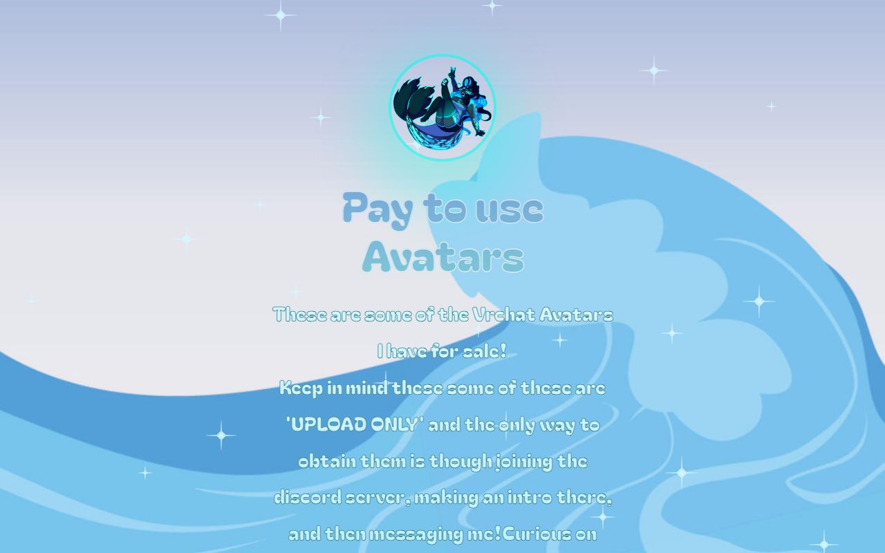 Pay to Use Avatars